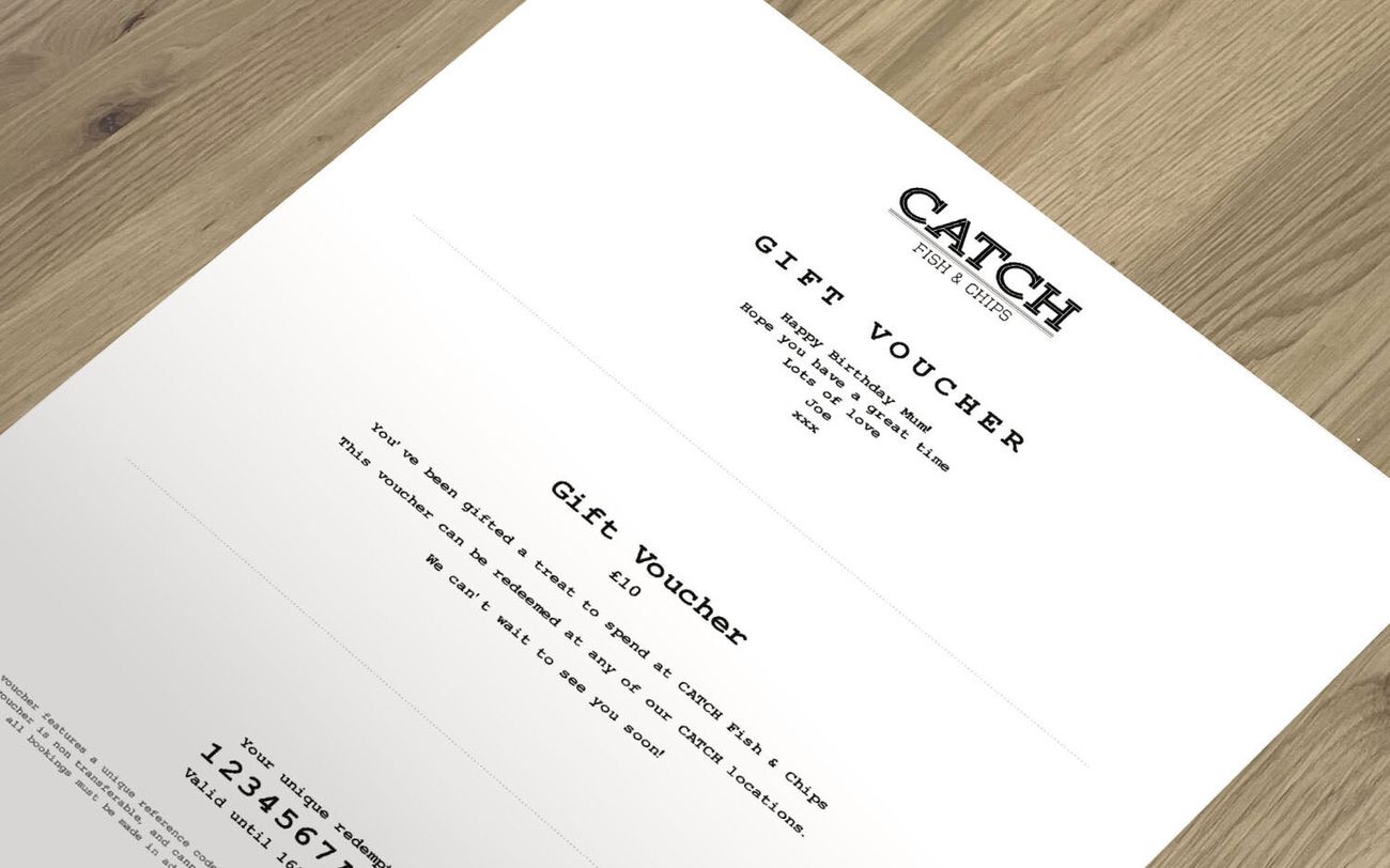 Gift Voucher - CATCH Fish & Chips