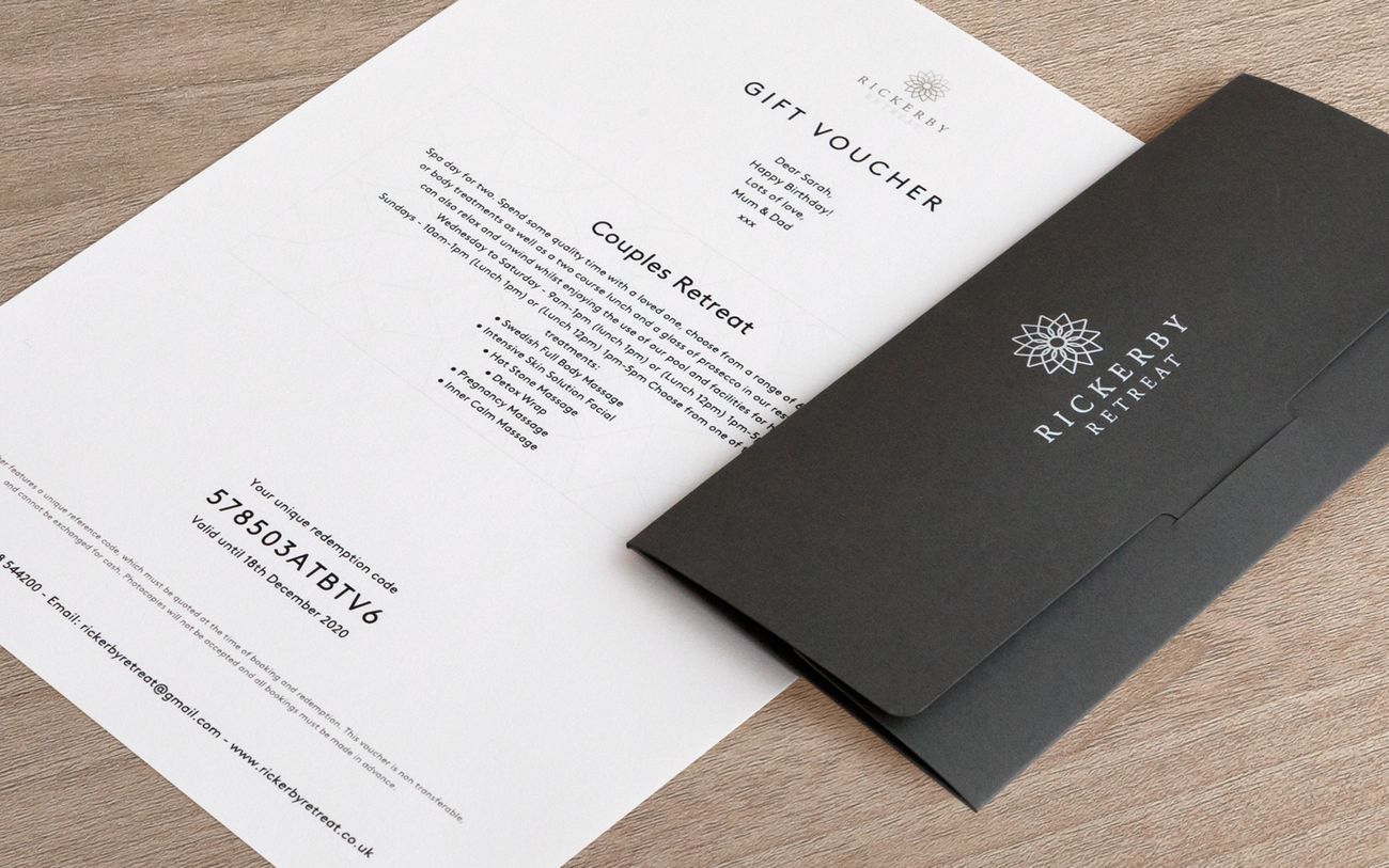 Monetary Gift Voucher - Rickerby Retreat