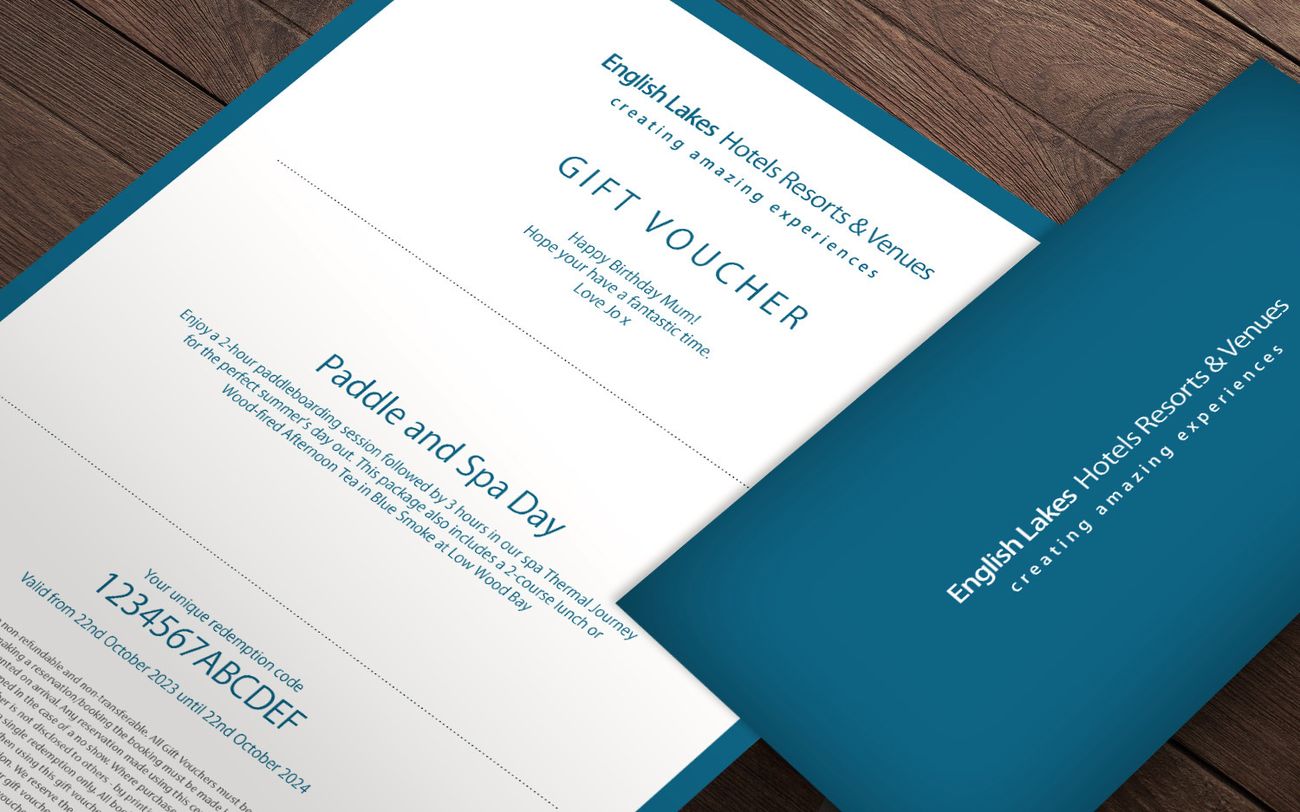 English Lakes Hotels Monetary Gift Voucher - English Lakes Hotels ...