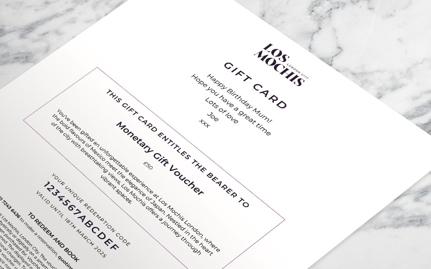 The Best of Tokyo and Tulum: Tasting Menu - Los Mochis London City