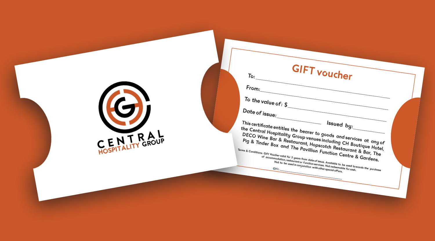 Central Hospitality Group Gift Voucher - Central Hospitality Group