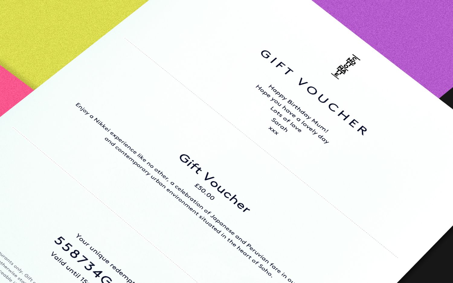 Gift Voucher - Chotto Matte