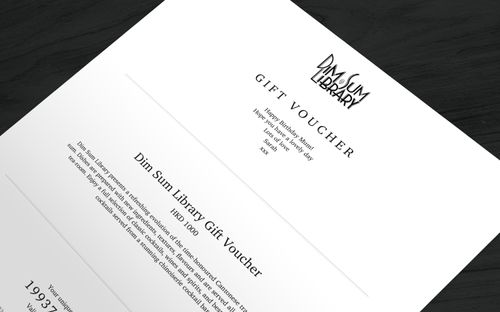 Dim Sum Library Gift Voucher - Dim Sum Library