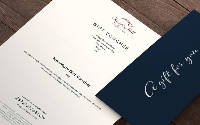 Monetary Gift Voucher - Knights Hill Hotel & Spa