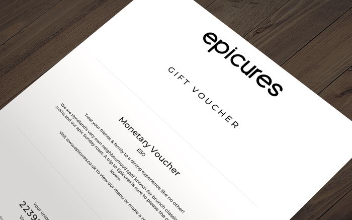 Monetary Voucher - Epicures