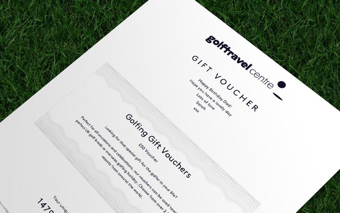 Golfing Gift Vouchers - Golf Travel Centre