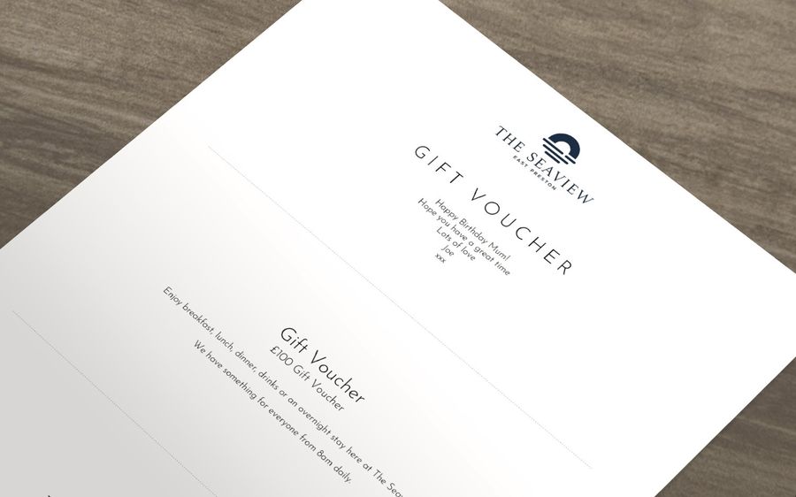 Gift Vouchers - The Seaview
