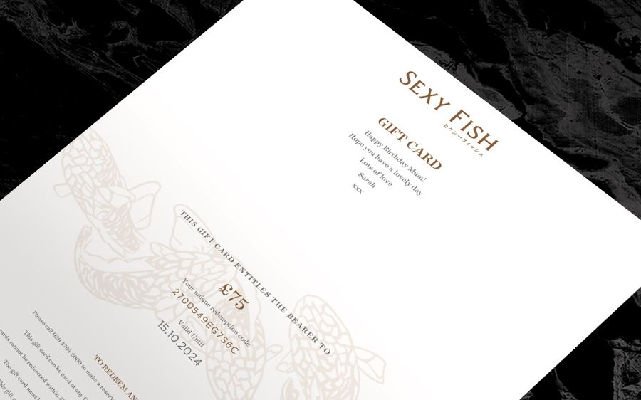 Sexy Fish Manchester - Giftpro