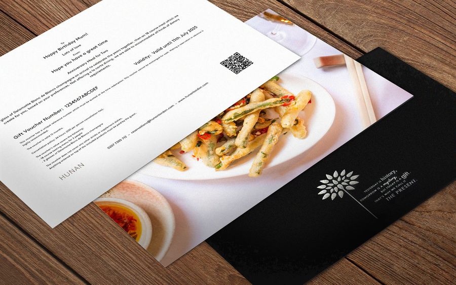 Gift Vouchers - Hunan Restaurant