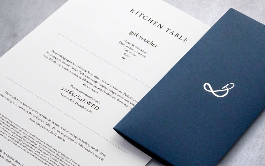 Gift Vouchers - Kitchen Table
