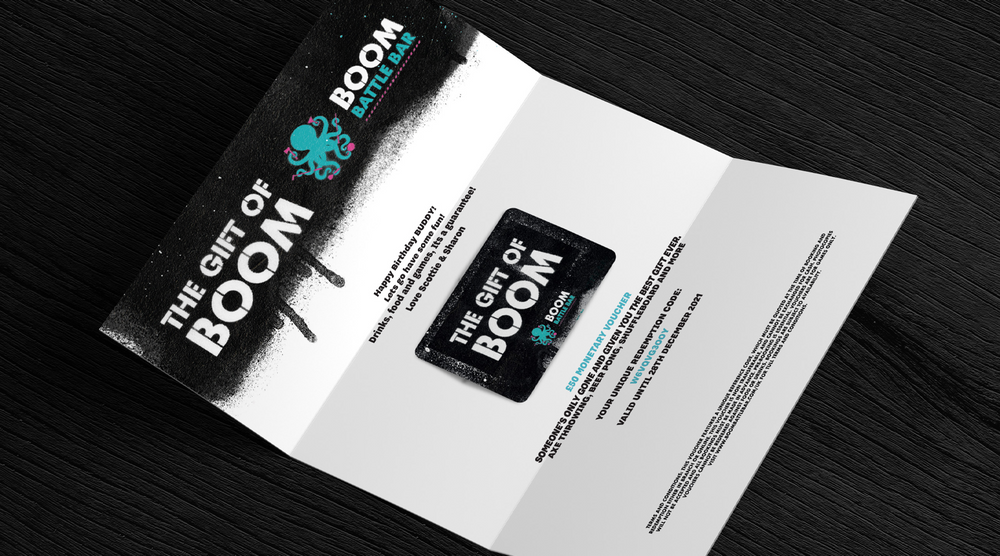 Gift Vouchers - BOOM Battle Bar