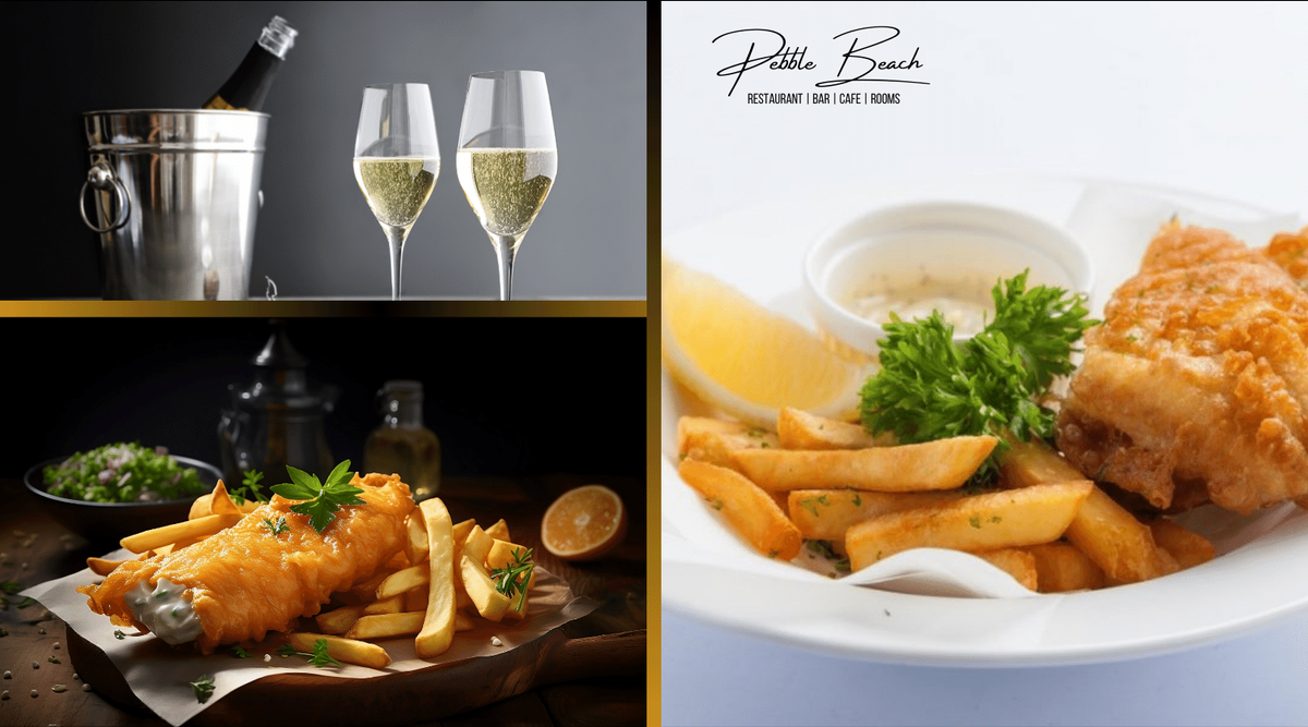 Fish & Fizz for two - Pebble Beach