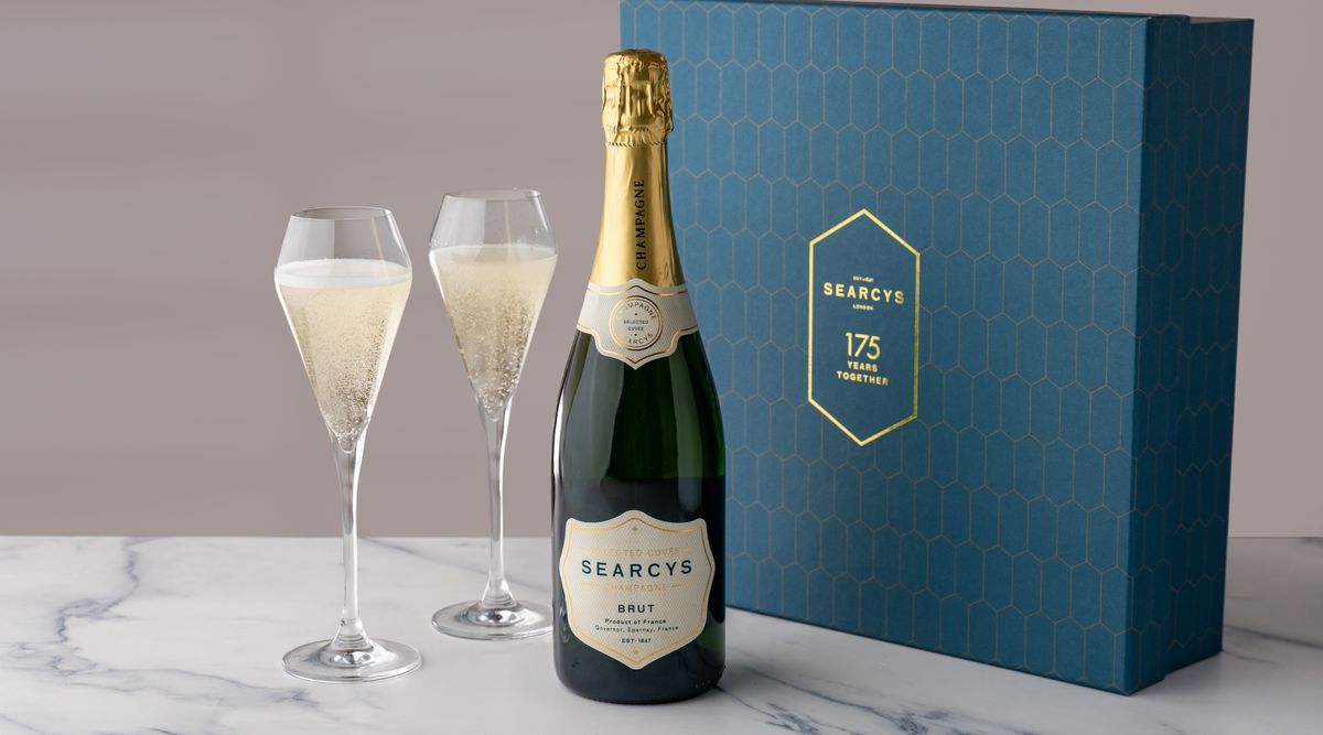 Searcys Brut Champagne & Flute Gift Set | Champagne Delivery