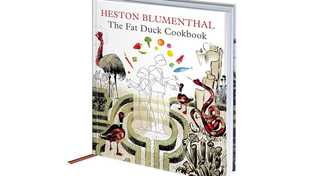 The Fat Duck Cookbook by Heston Blumenthal - inside a TFD tote bag ...