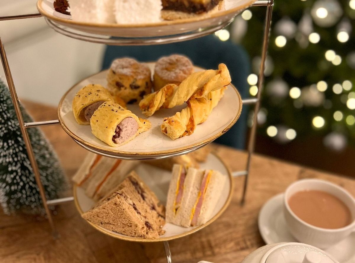 Posh Afternoon Tea. - The Golden Lion