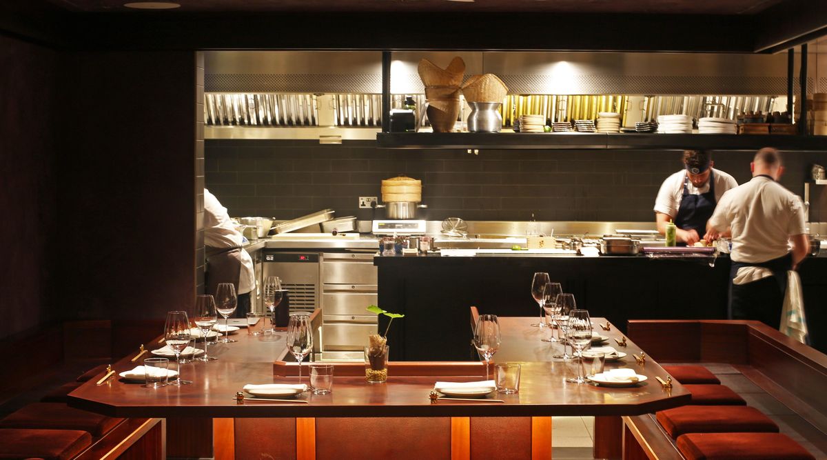 Kitchen Table at Lucky Cat Mayfair