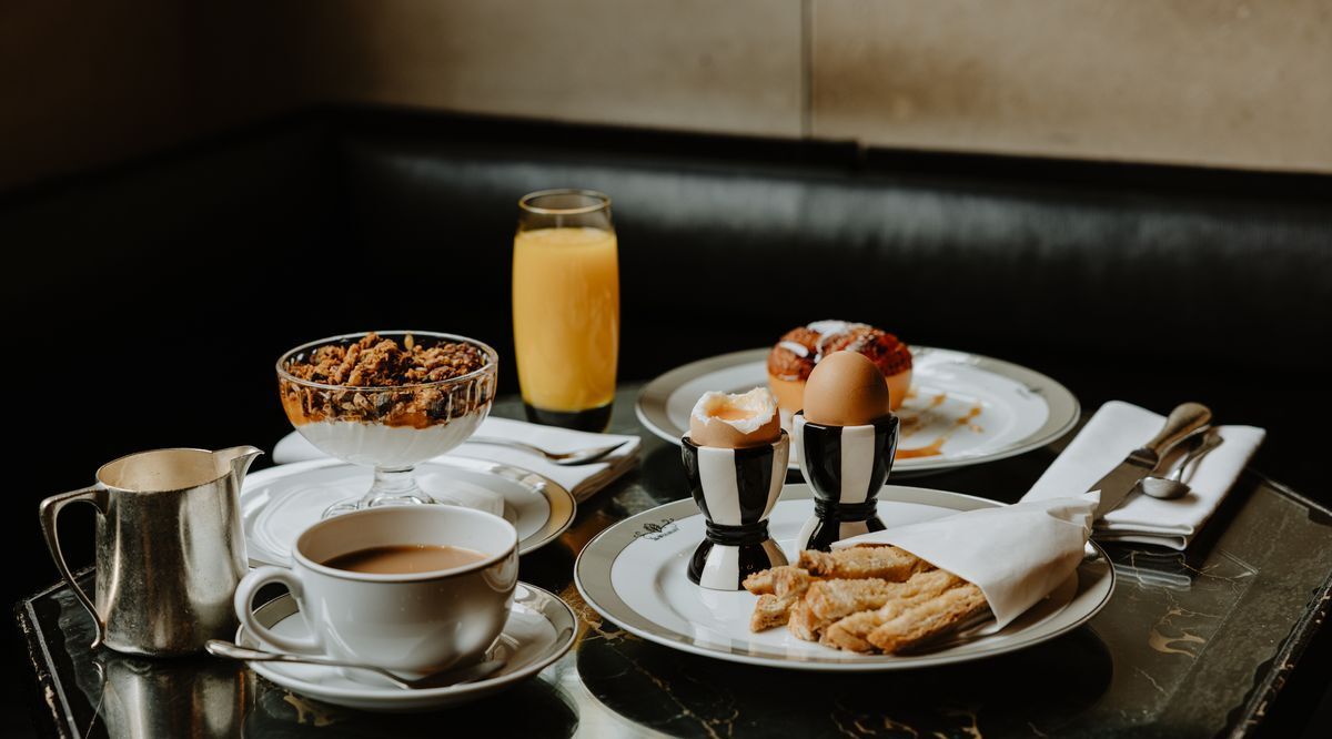 Breakfast at The Wolseley with Two Limited-Edition Issy Granger Egg ...